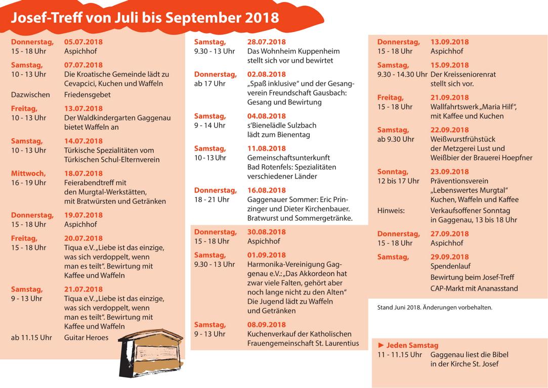 Information Josef Treff am 01.09.2018 | Harmonika Vereinigung Gaggenau e.V.